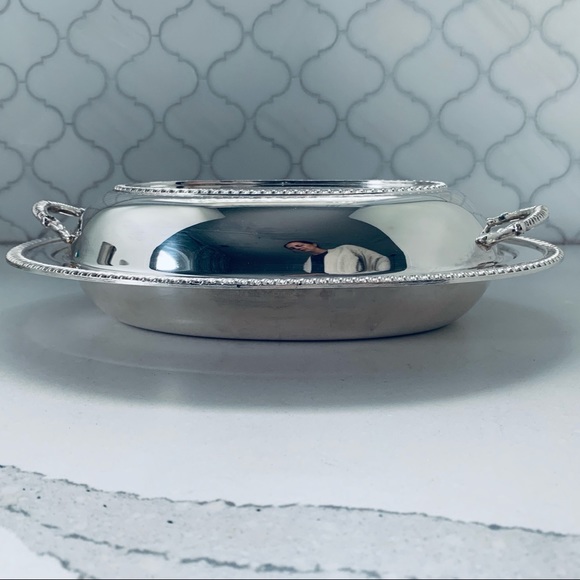 Crescent Silver Company | Dining | Crescent Silver Co Covered Oval ...